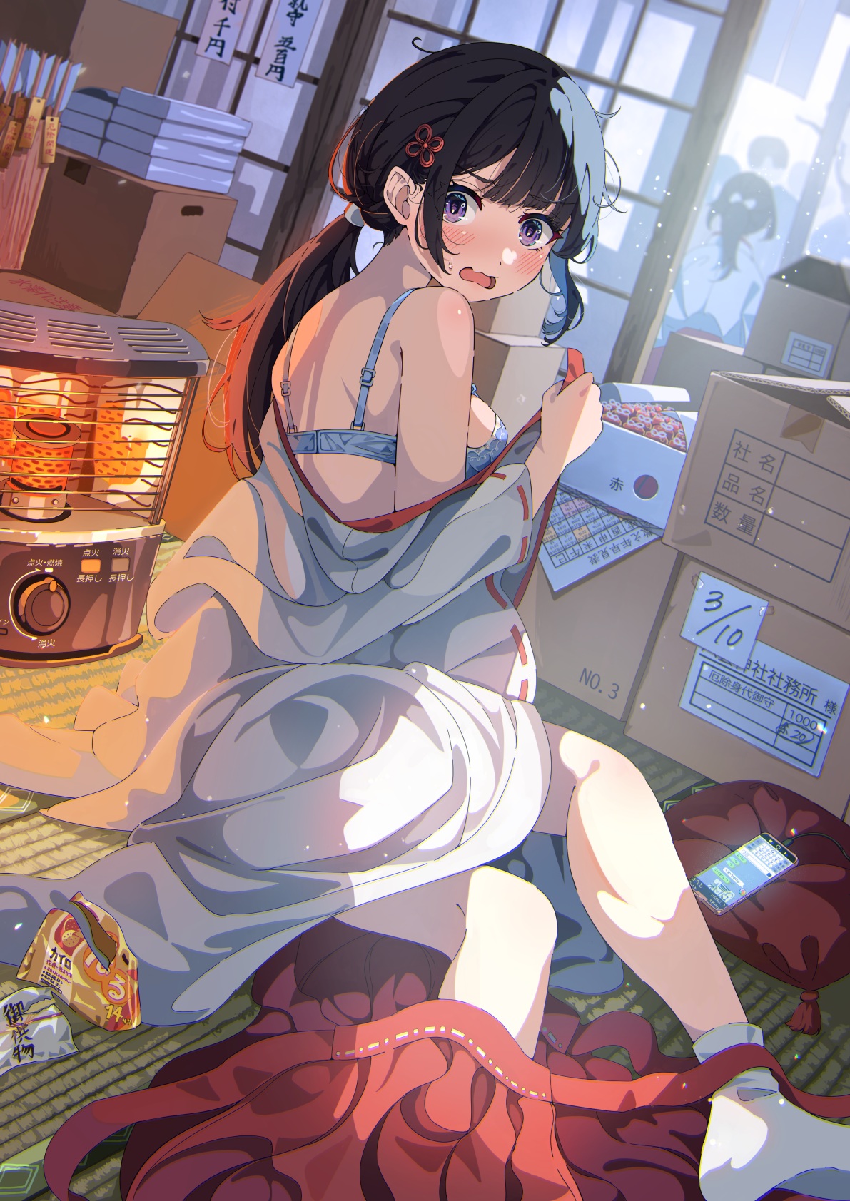 sakatsuki yakumo bra miko undressing | #1147250 | yande.re